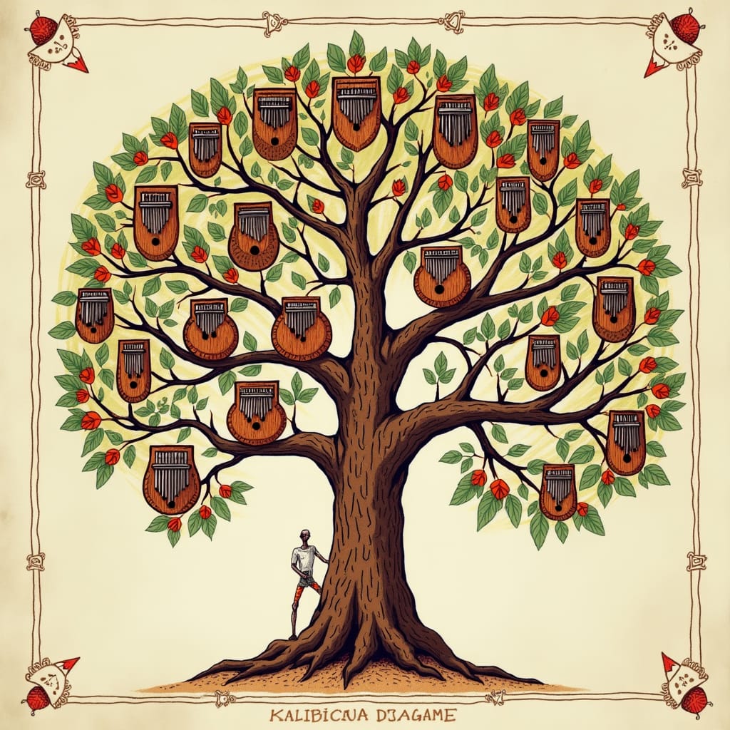 Where did the kalimba originate – April Yang‘s store